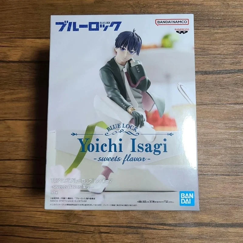 Genuine Model BANPRESTO Blue Lock 13cm Rin Itoshi Sweets Flavor Figure ...