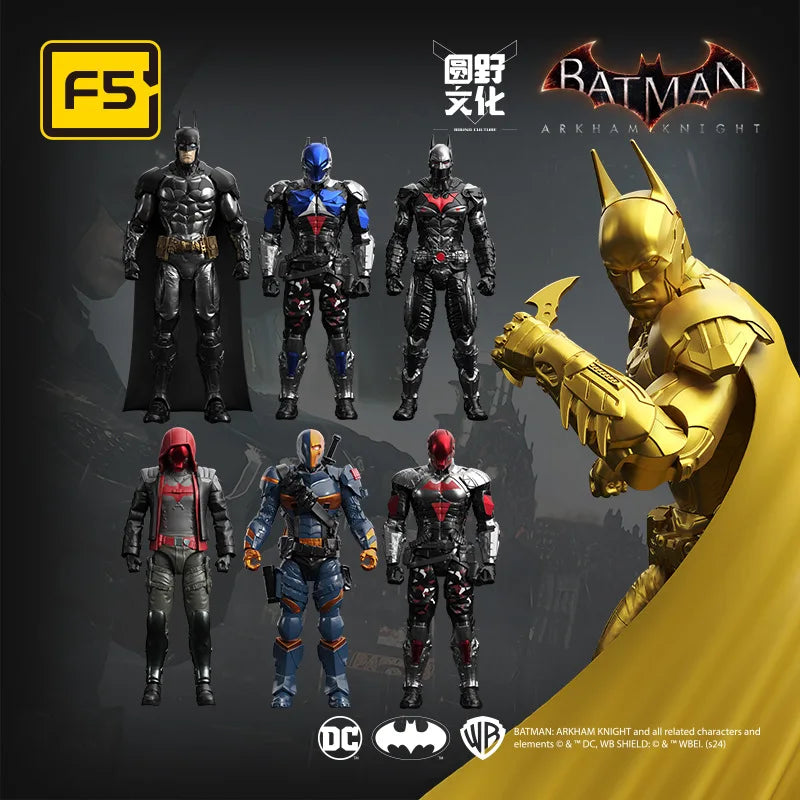 F5 ROUNDD CULTURE Batman: Arkham Knight Deathstroke Red Hood Anime Fig ...